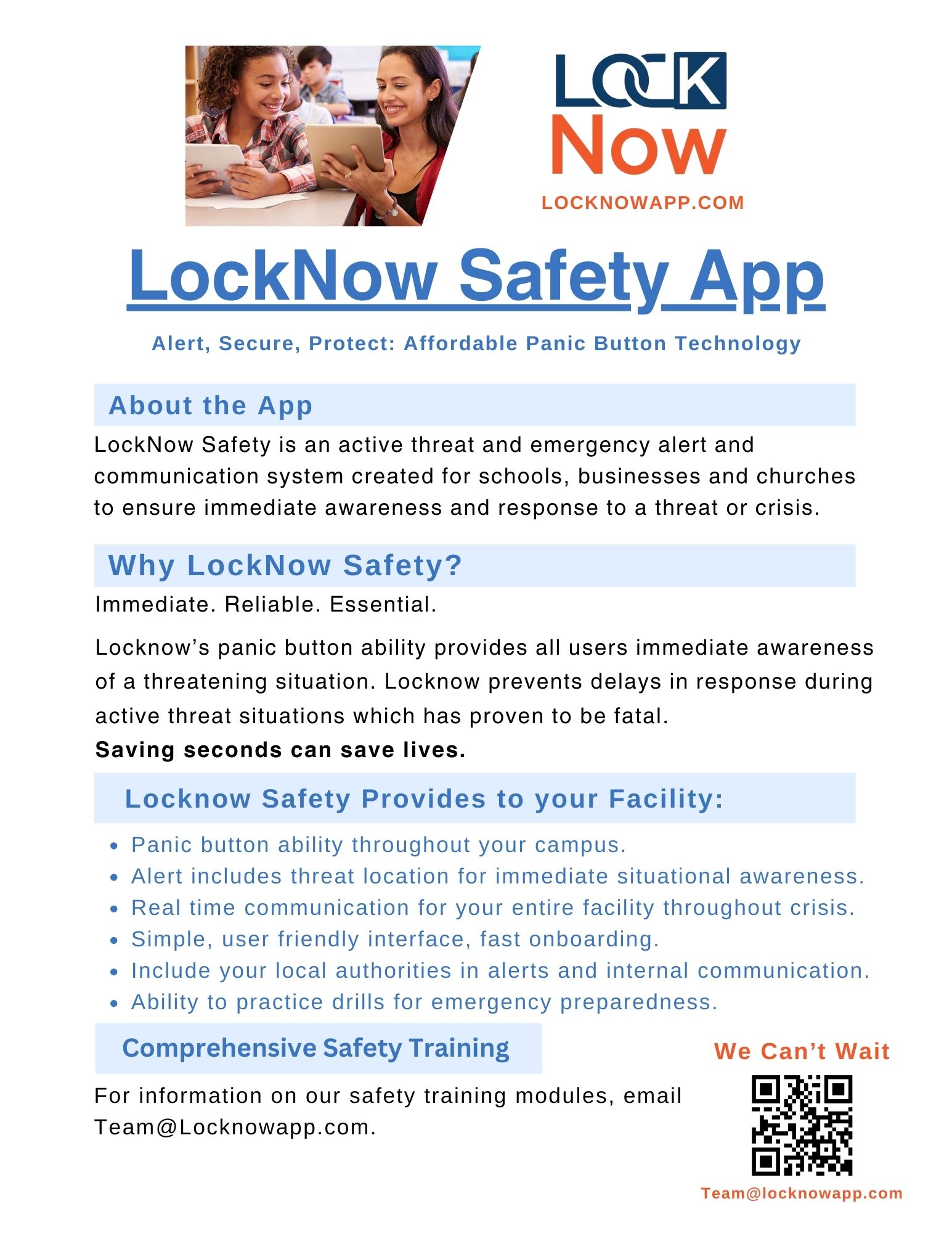 Lenoir Church Safety Alert App